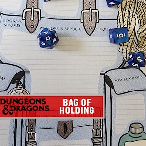 Dnd Bag of Holding (practical Inventory Sheet) - 5th Edition - Etsy