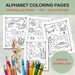 26 Printable Alphabet Coloring Pages Worksheets for Kids, Alphabet ...