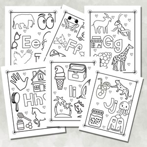 26 Printable Alphabet Coloring Pages Worksheets for Kids, Alphabet ...