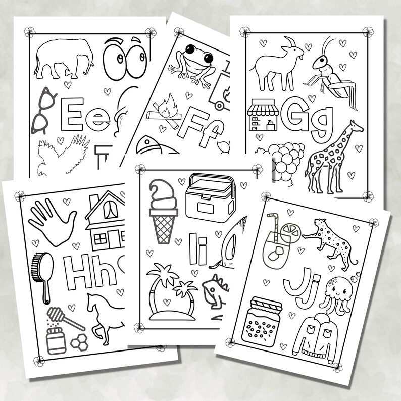 26 Printable Alphabet Coloring Pages Worksheets for Kids, Alphabet ...