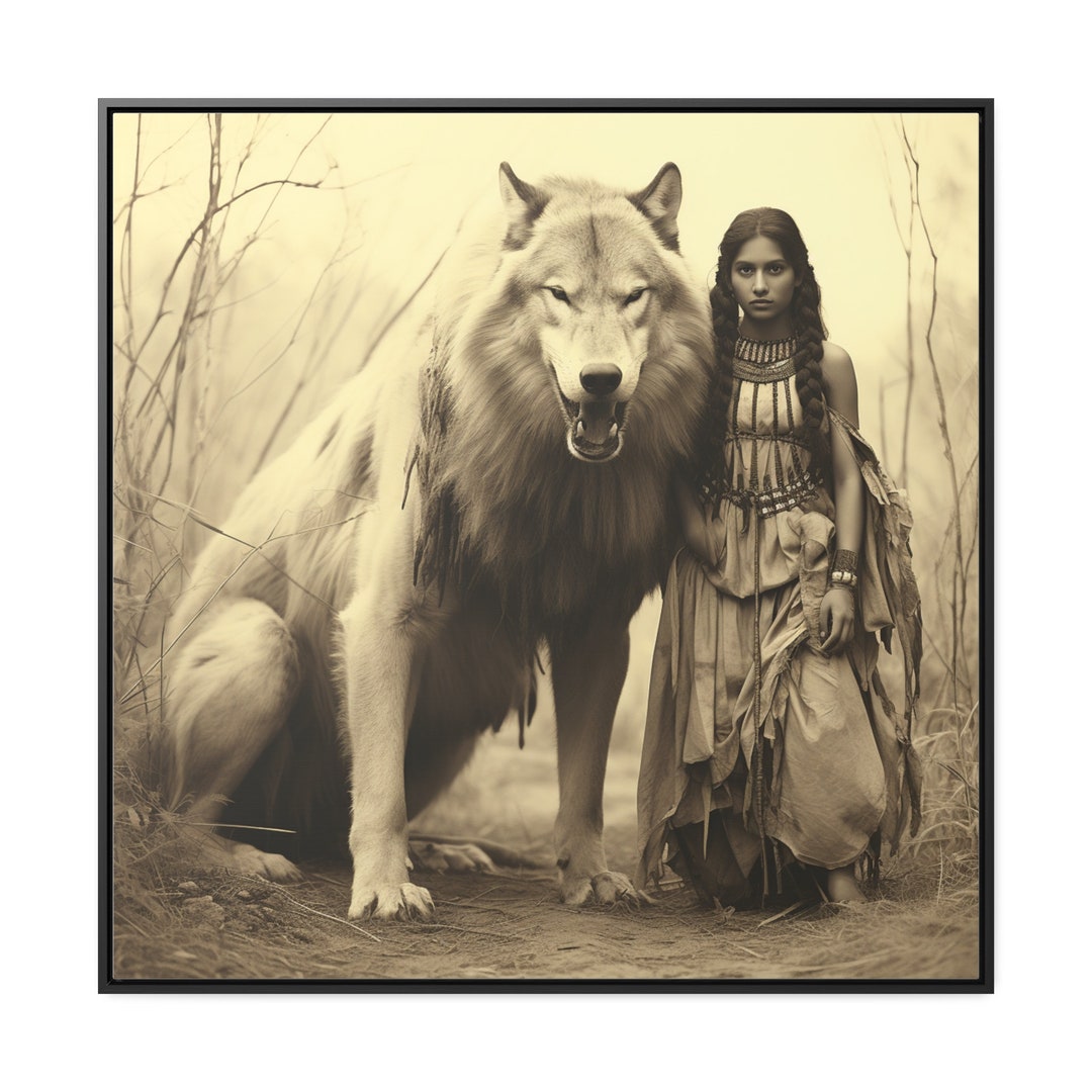 Native American Art Print or Canvas Print | Native American Woman With ...