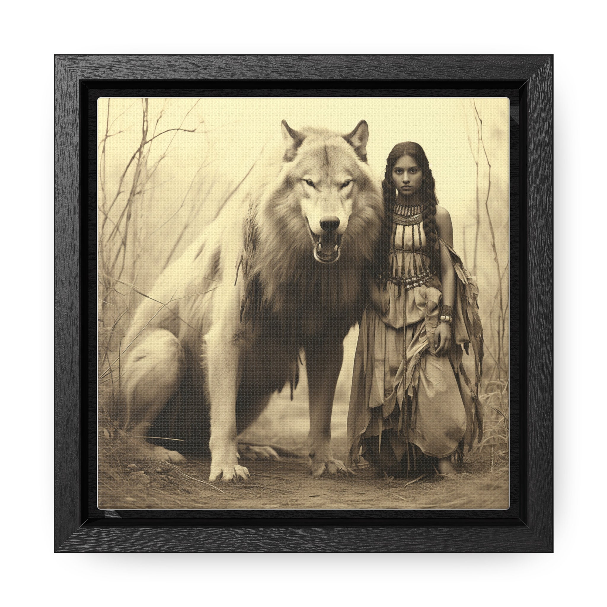 Native American Art Print or Canvas Print | Native American Woman With ...