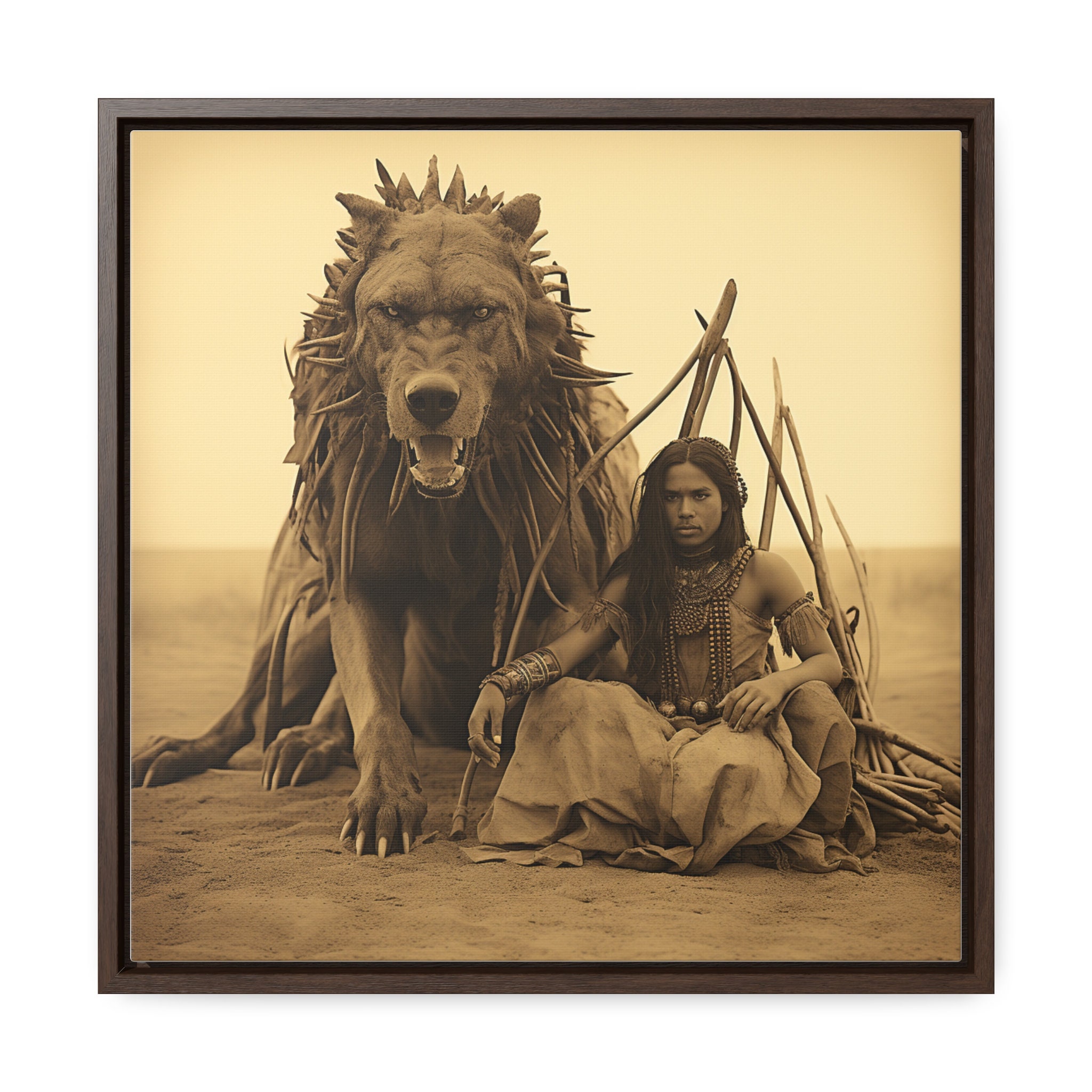 Native American Art Print or Canvas Print | Native American Woman With ...