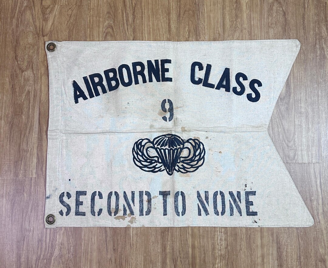 Rare Late 1960s U.S. Army Airborne School Class Flag - Etsy