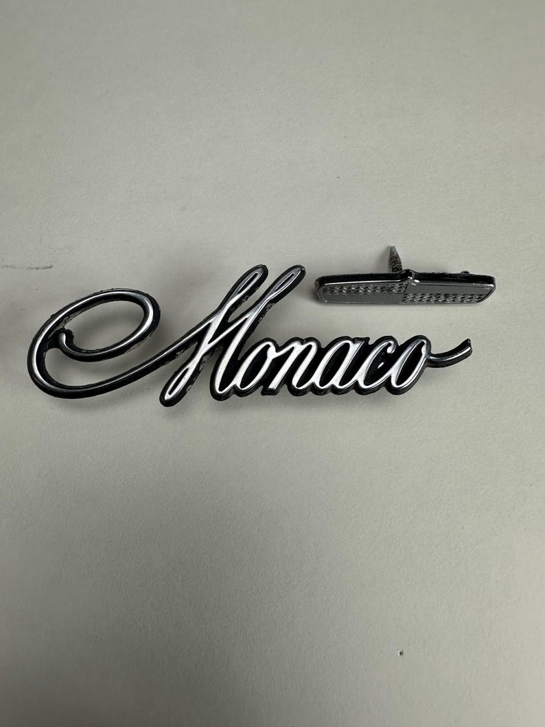 Vintage Mopar Dodge Monaco Emblem Ornament Badge OEM - Etsy