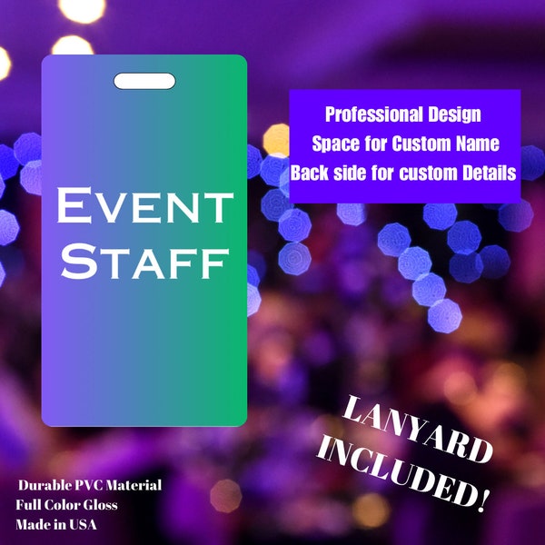 Lanyard Id Card Template - Etsy