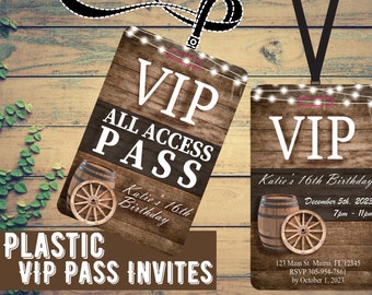Music Festival Themed VIP Pass Party Invitation. Ultra Themed Festival ...