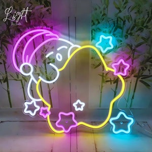Kirby Neon Sign Anime Neon Sign, Cute Neon Sign, Custom Japanese Neon ...