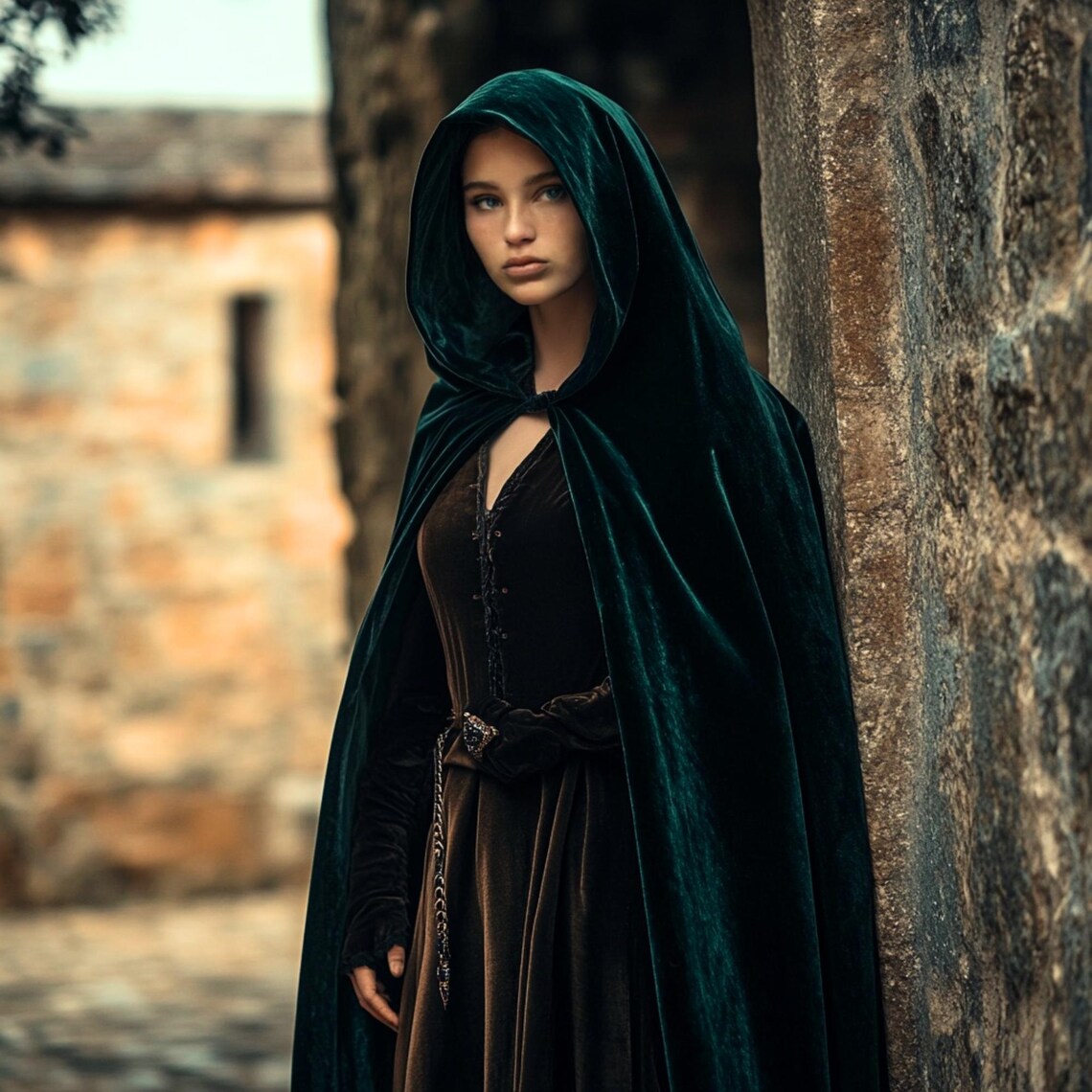 Unisex Medieval Cloak Velvet Renaissance Cloak, Elven Cloak Cosplay, Viking Cloak, Renaissance ...