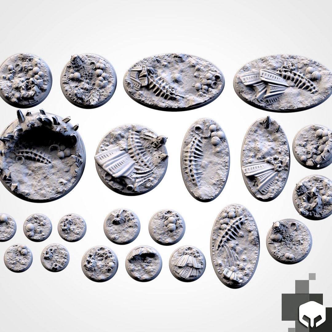 Txarli Factory Thematic Bases - Wooden - Resin - Round Bases ...
