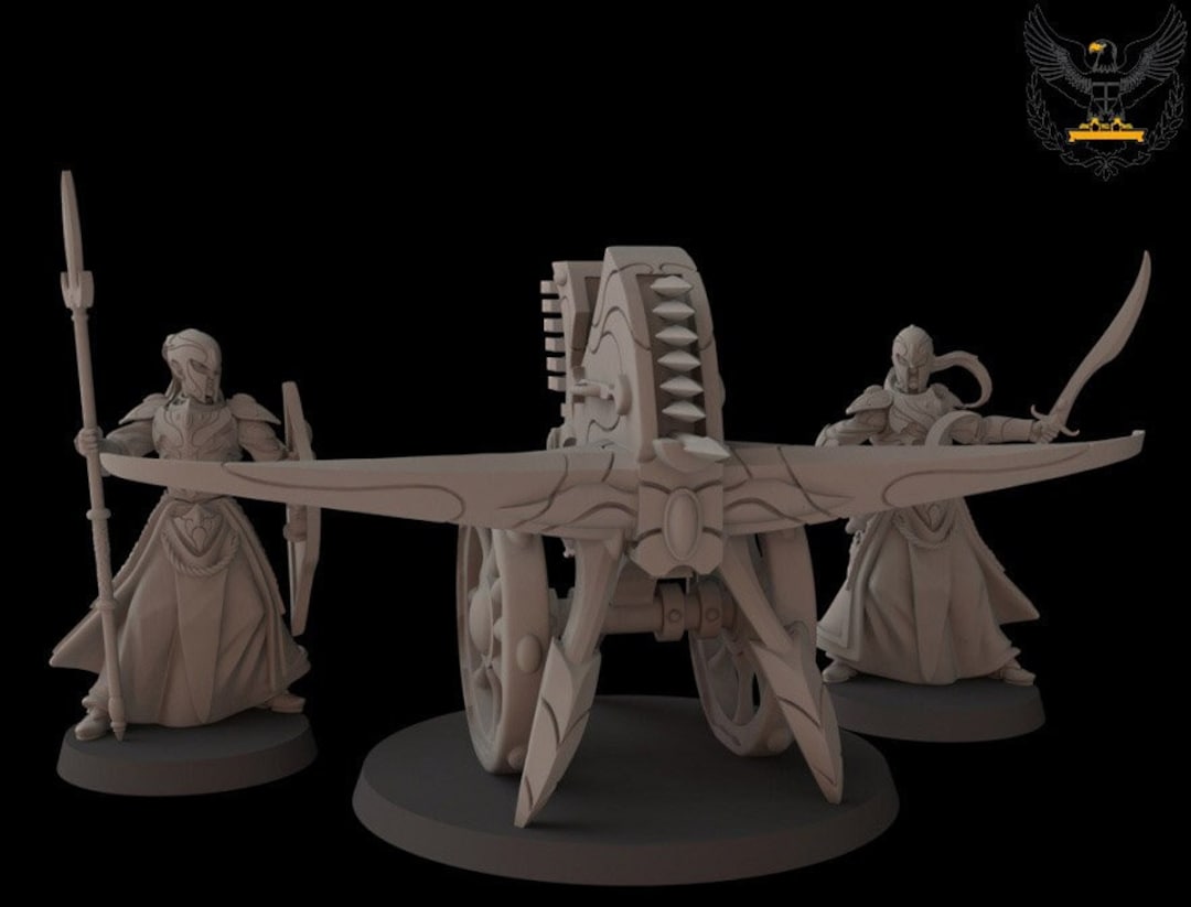 Fantasy Cult Elven Ballista 3 Miniatures Elves Fantasy - Etsy
