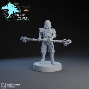 P1 Purge Soldiers (7 Miniatures) - Legion - Blue Wolf Miniatures - Etsy