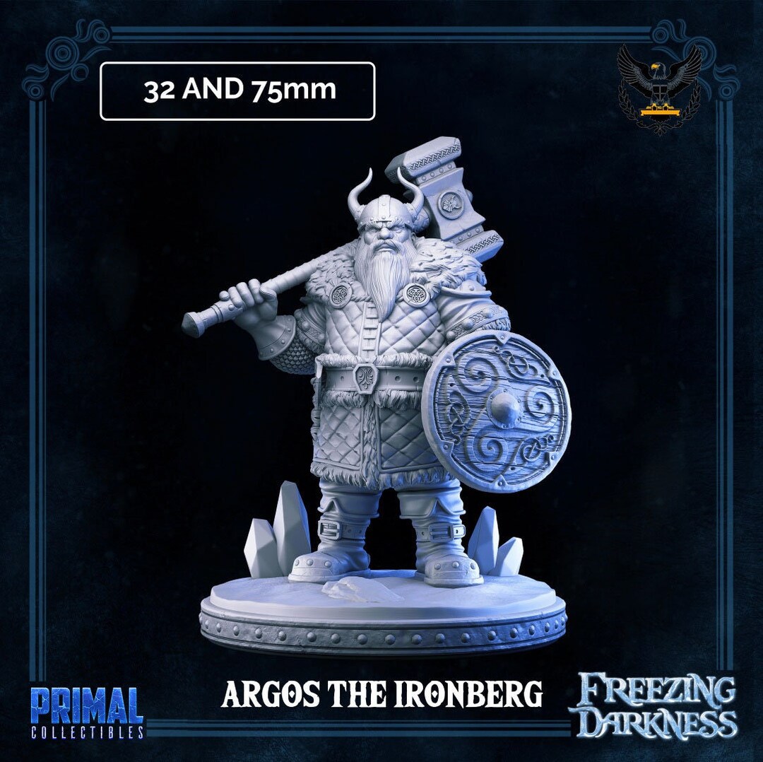 Primal Collectibles Argos dwarf 32mm or 75mm - Etsy