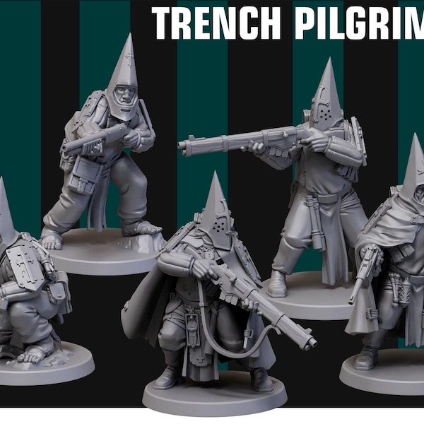 Trench Crusade Miniatures Trench Pilgrims - Etsy