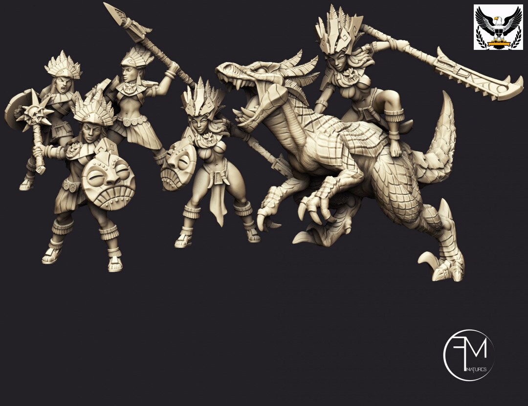 Incas Tribe 5 Miniatures Francesca Musumeci - Etsy