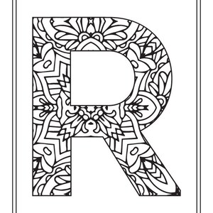 Children Alphabet Letters Pack 4 - P Q R S T - Ready for Coloring ...