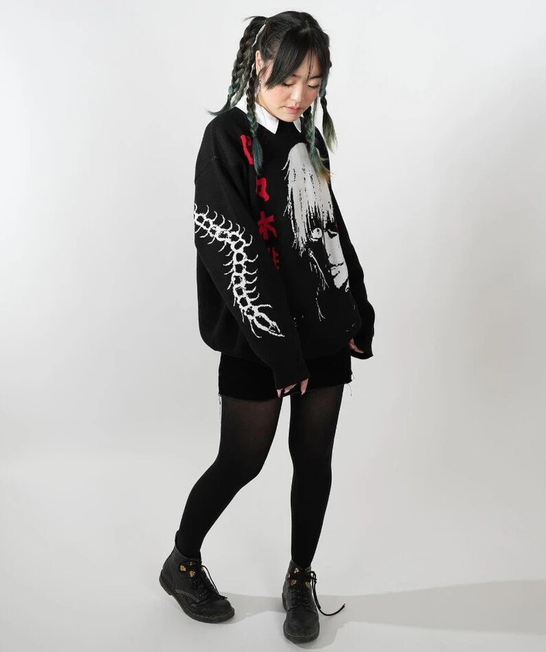 Pull Brode Anime Japonais , Tricot Anime Japonais Homme Et Femme ...