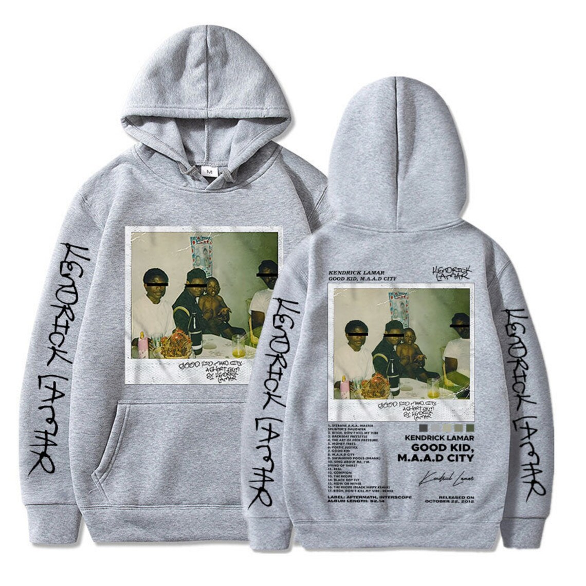 Y2K Sweat à Capuche Unisexe Kendrick Lamar Good Peuv, Hip Hop Style ...