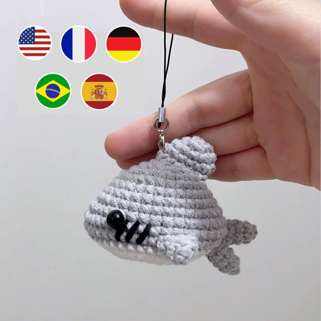 Shark Crochet Pattern, Crochet Patterns, Crochet Amigurumi, Crochet ...