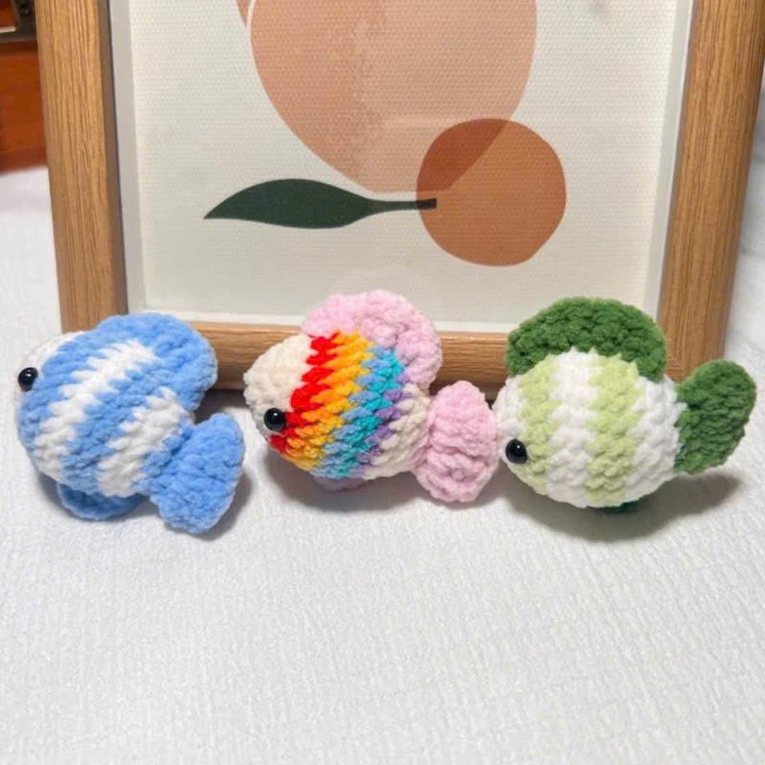 Fish Crochet Pattern, Crochet Patterns, Fish,crochet Clown Fish ...