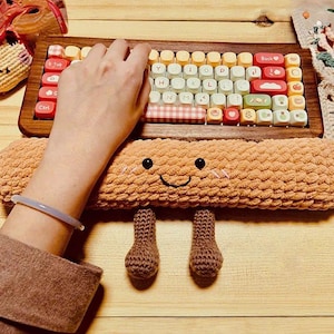 Crochet Keyboard Wrist Rest Pattern, Crochet Wrist Pad Pattern for ...