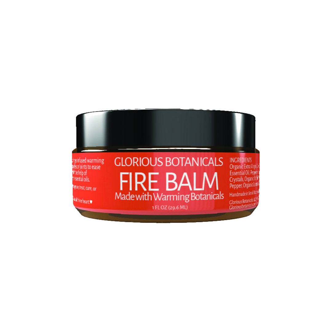 Fire Balm: Herbal Balm, Tension Salve, Pain Relief Balm, Cayenne Salve ...