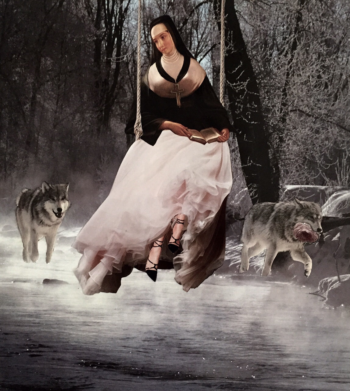 Surreal Collage Giclee Fine Art Print pop Surrealism wall Art ludovica ...