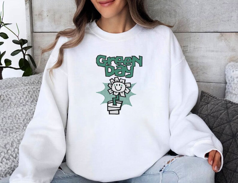 Green Day Kerplunk Flower Vintage, Green Day Fresh Dookie, Green Day ...