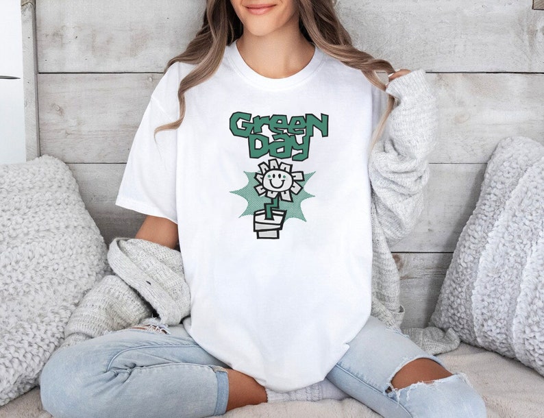 Green Day Kerplunk Flower Vintage, Green Day Fresh Dookie, Green Day ...