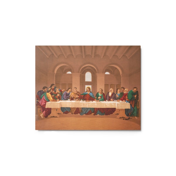 Framed Metal Picture of the Last Supper - Etsy