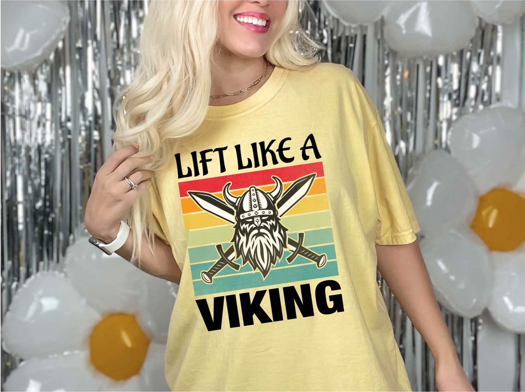 Lift Like a Viking Barbell Strength Training Weightlifter - Etsy