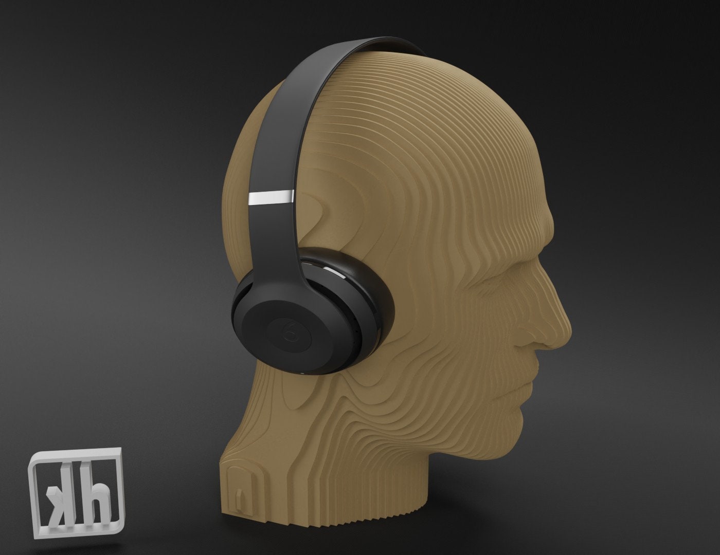 Male Head Model DXF Files: Laser Cut Plywood CNC (digital Download) - Etsy