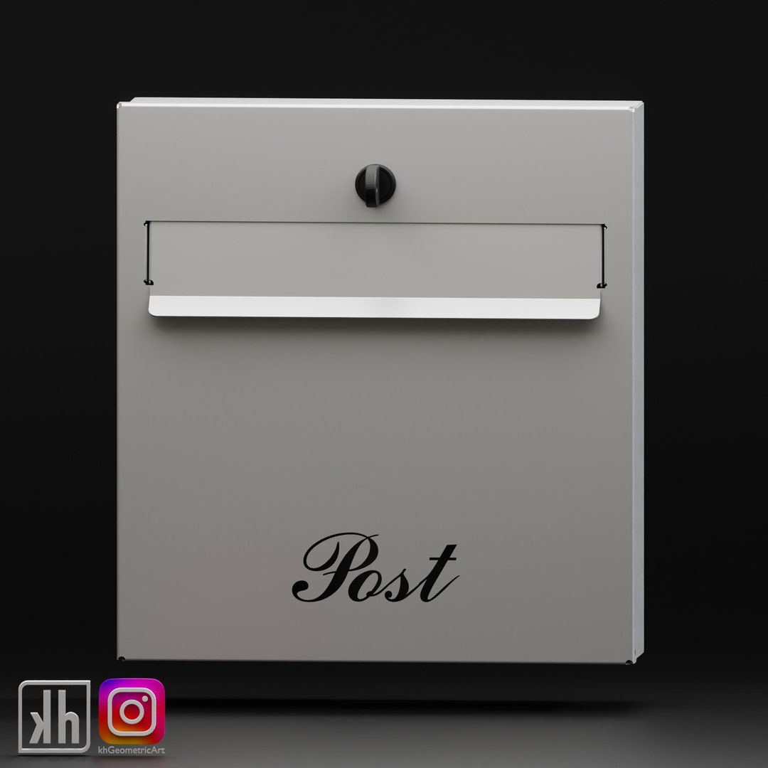 Modern Mailbox DXF Plans: DIY Metal Letterbox (digital Download) - Etsy