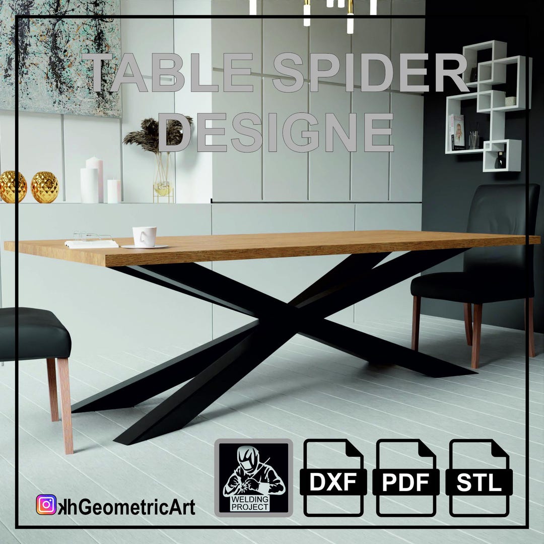 Table Spider, Table Spider Stl, Table Stl, Table Spider Diy - Etsy