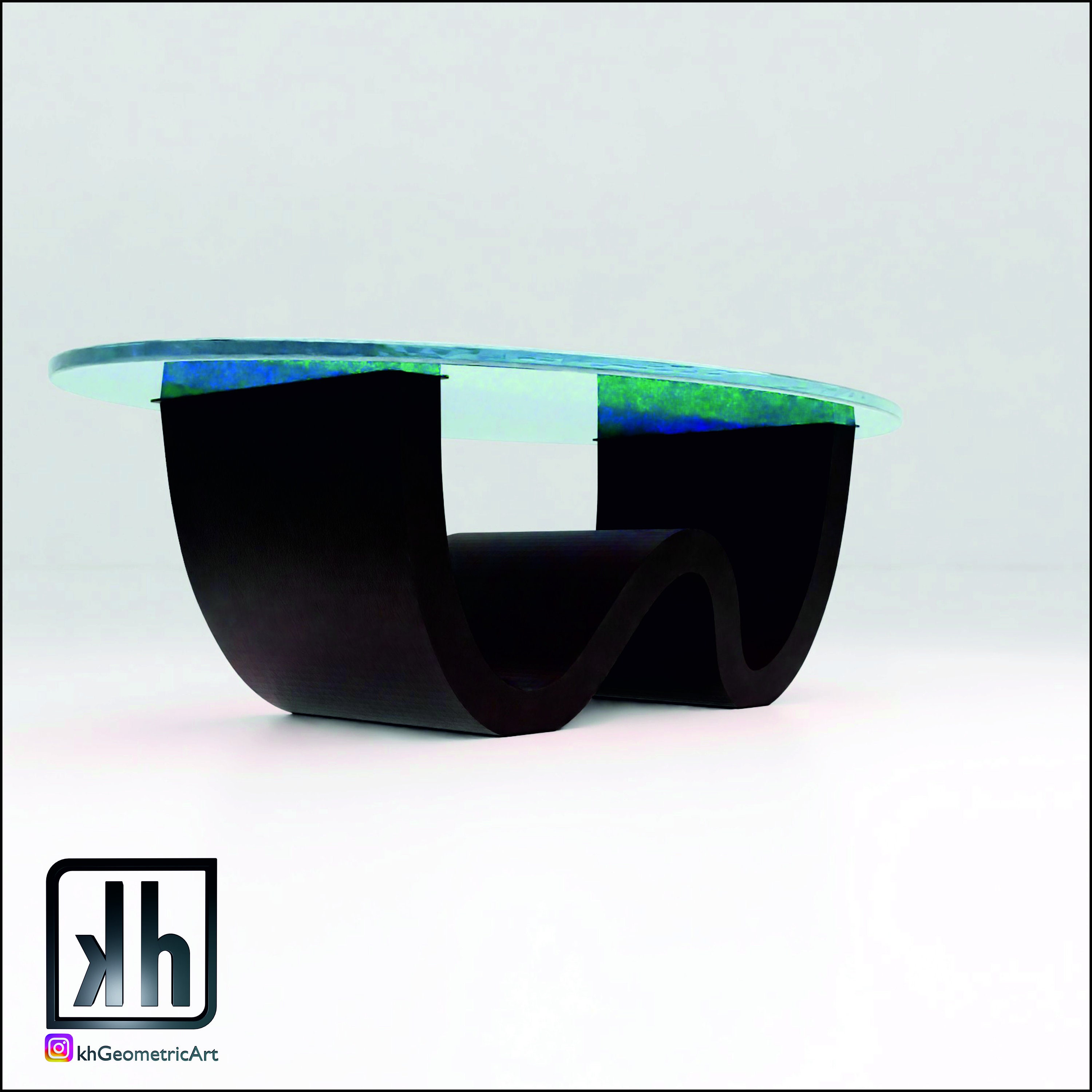 Table Waves Leg, Table Legs, Welding Project,diy Metal Table Leg, DXF ...