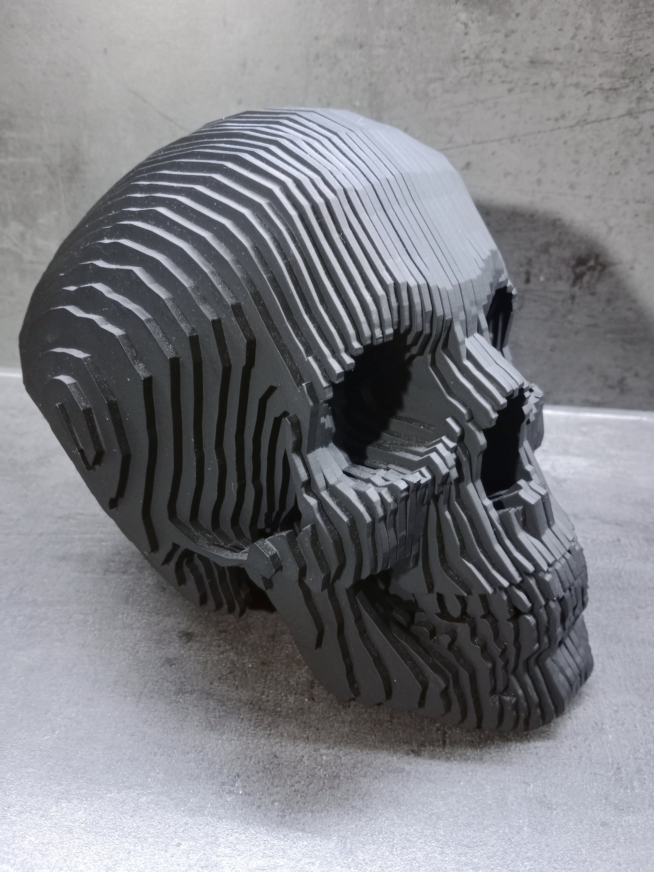 Human Skull, Skull Cardboard Sculpture, Anatomical Sculpture, Skull ...