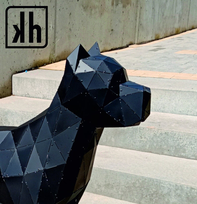 Cane Corso Dog, Animal Papercraft, Cane Corso Dog Model DXF, Files ...