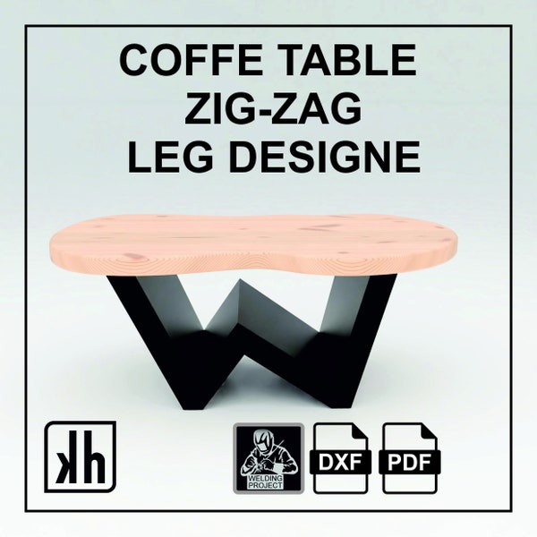 Zig Zag Coffee Table - Etsy