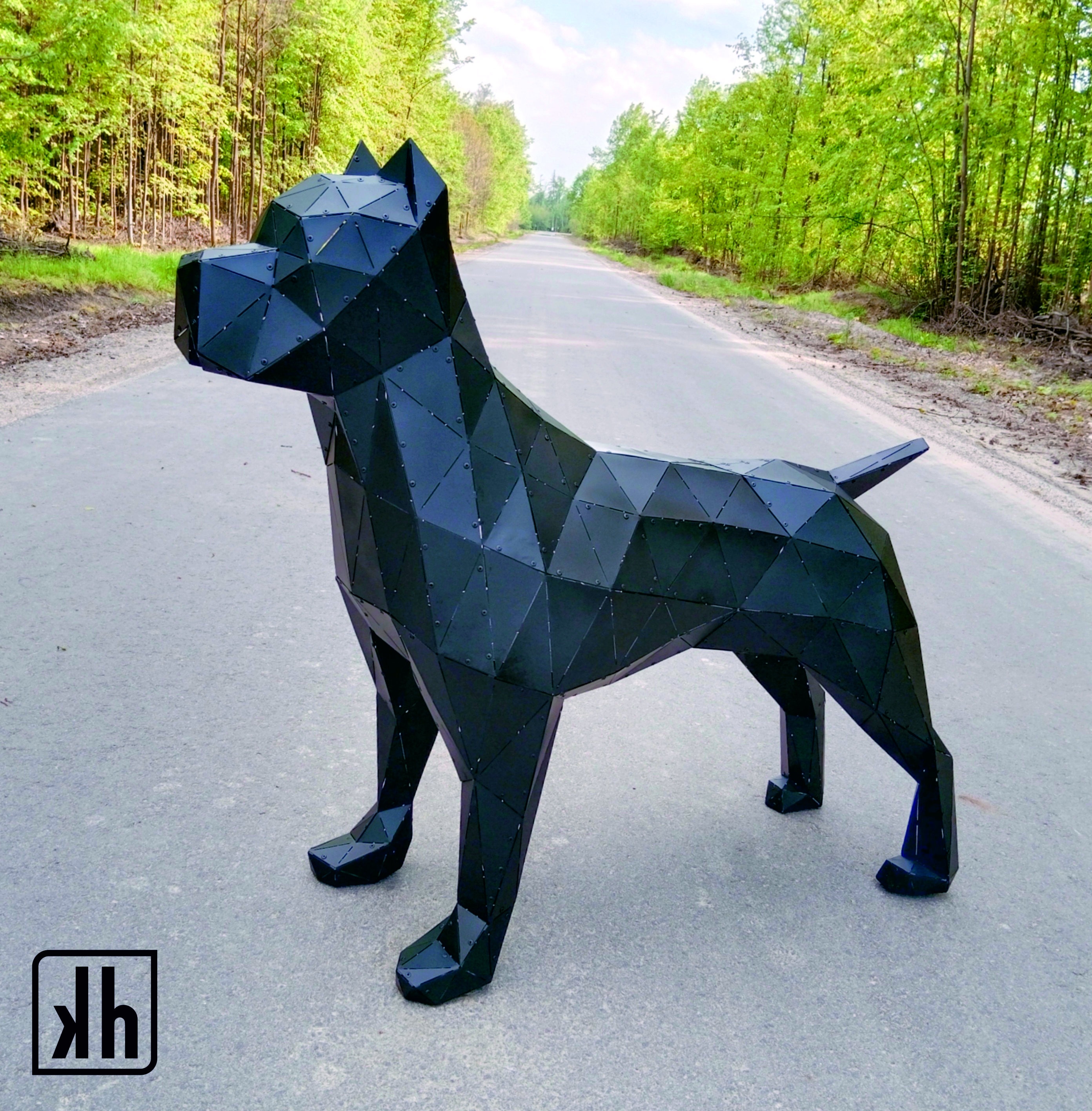 Cane Corso Dog, Animal Papercraft, Cane Corso Dog Model DXF, Files ...
