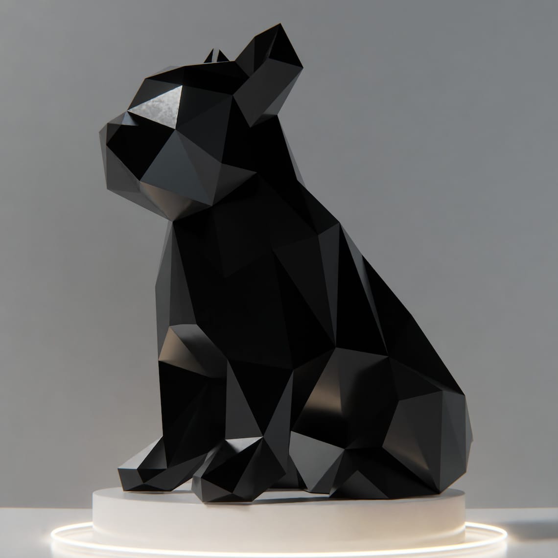 French Bulldog, Papercraft Dog, Papercraft Decor, Papercraft 3D, Home ...