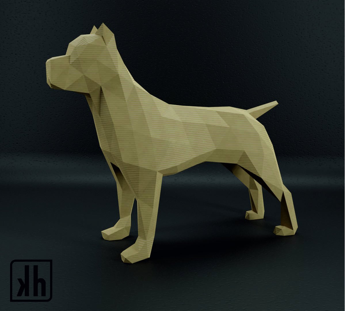 Cane Corso, Paper Dog, Paper Crafts, Animal Statues, Pdf, Dxf Dog - Etsy