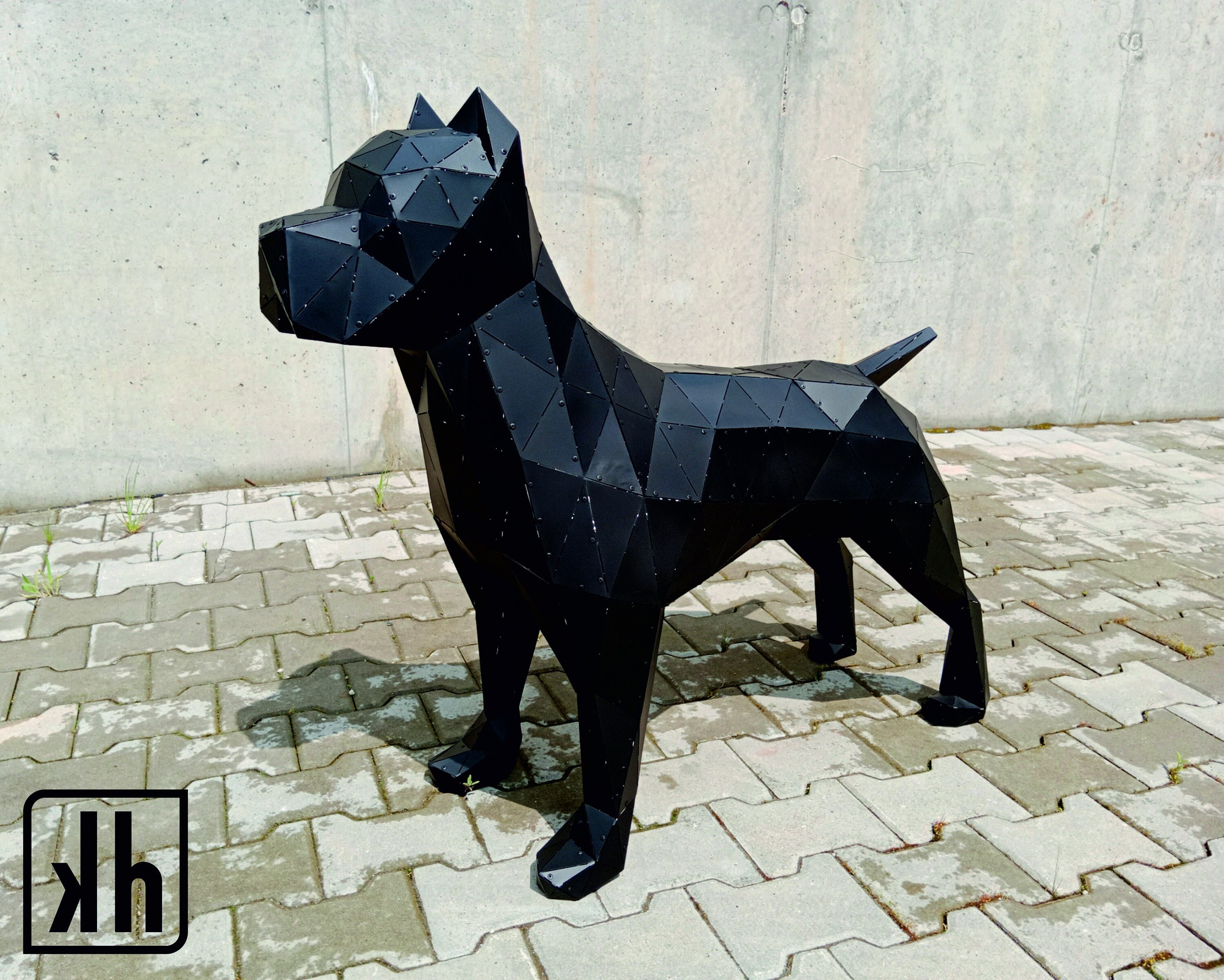 Cane Corso Dog, Animal Papercraft, Cane Corso Dog Model DXF, Files ...