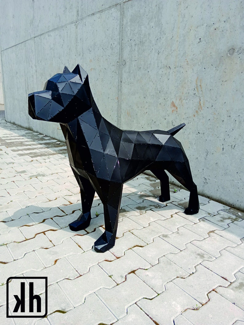 Cane Corso Dog, Animal Papercraft, Cane Corso Dog Model DXF, Files ...