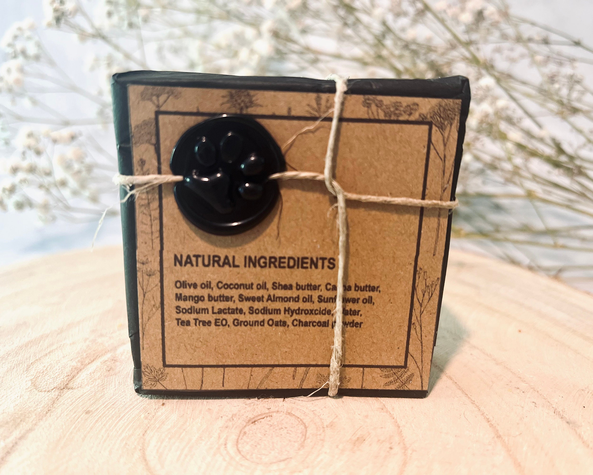 Organic Charcoal Tree Tea and Oat Facial Soap Bar Handmade Natural Soap ...