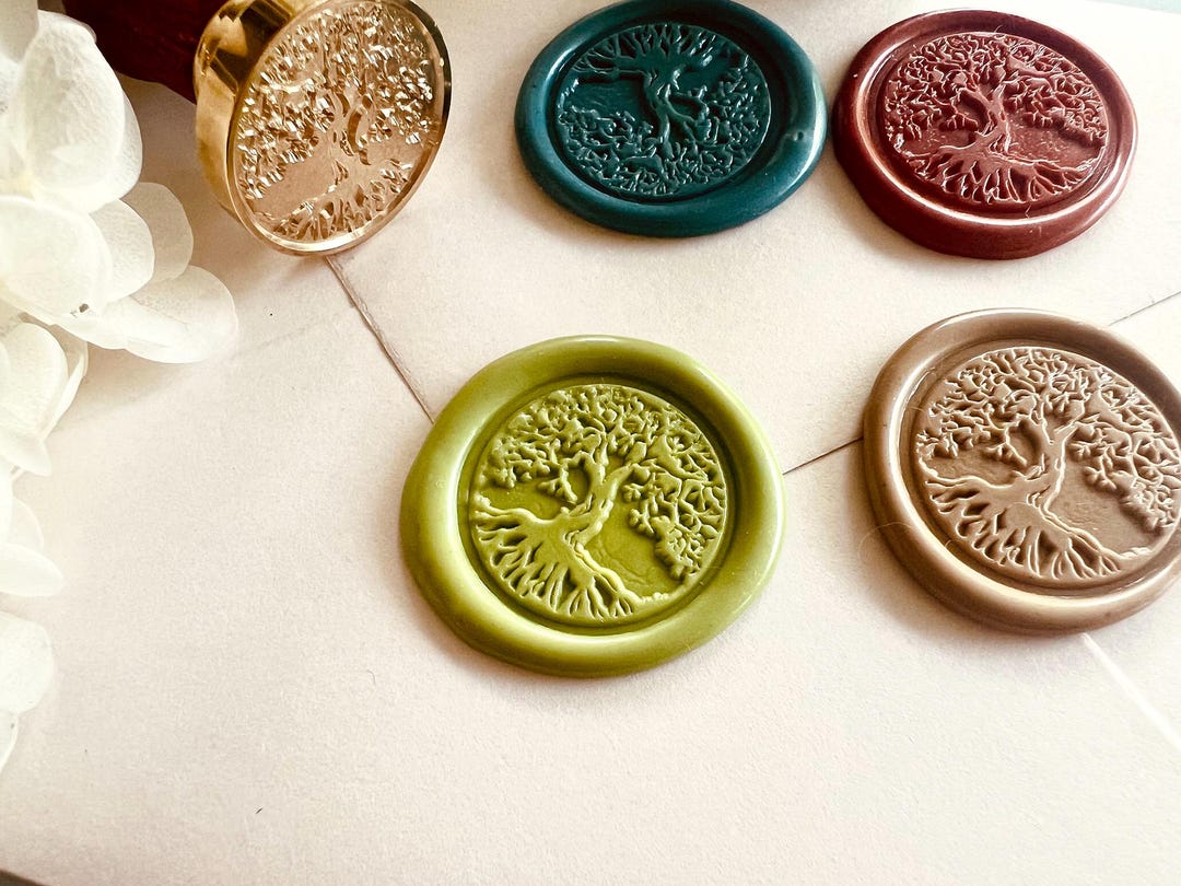 Tree of Life Wax Seal Brass Stamp Size 25mm - Etsy