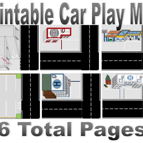 Car Play Mat - Etsy