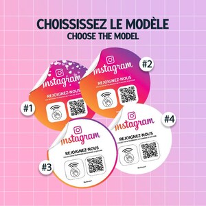 Instagram QR Code Sticker Social Network Sticker for Small Business ...