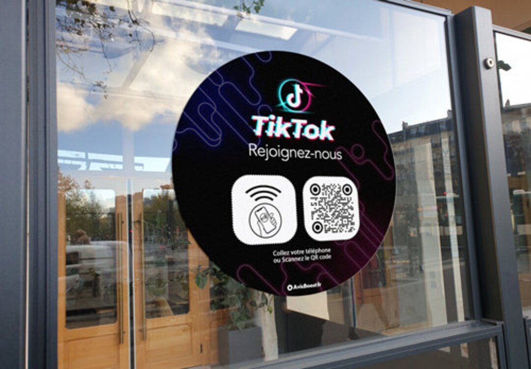 NFC Tiktok Sticker - Etsy
