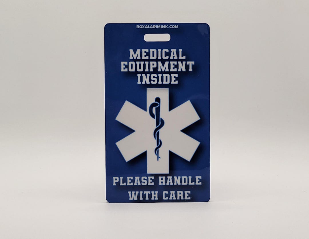 Custom Medical Equipment Tag: Fiberglass Reinforced Plastic Luggage Tag ...