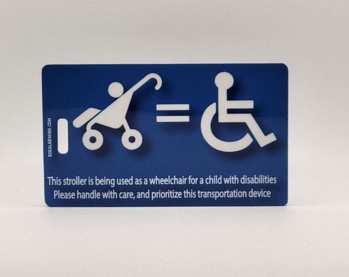 Wagon as Wheelchair Tag, Wagon Wheelchair, Handicap Medical ID Tag ...